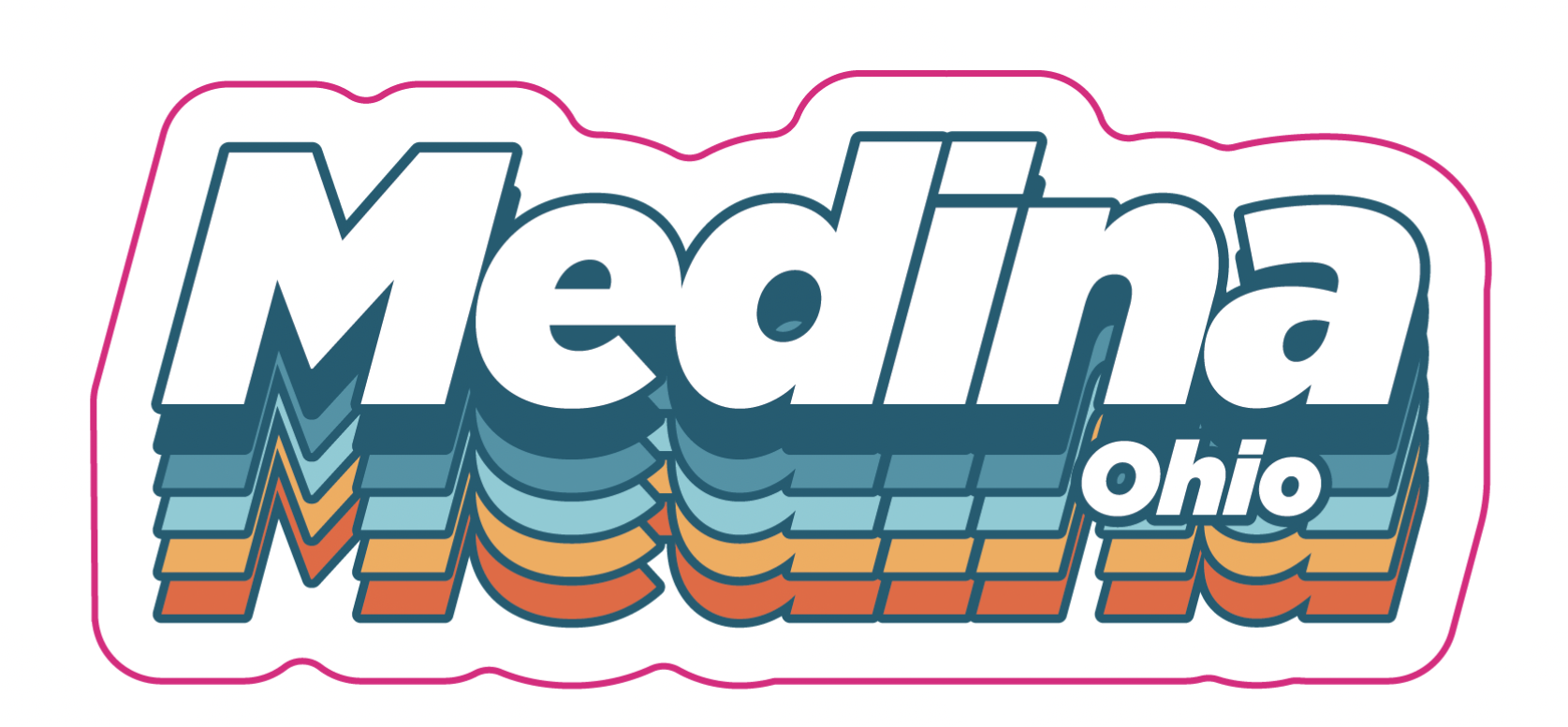 Medina Ohio sticker – Cool Beans